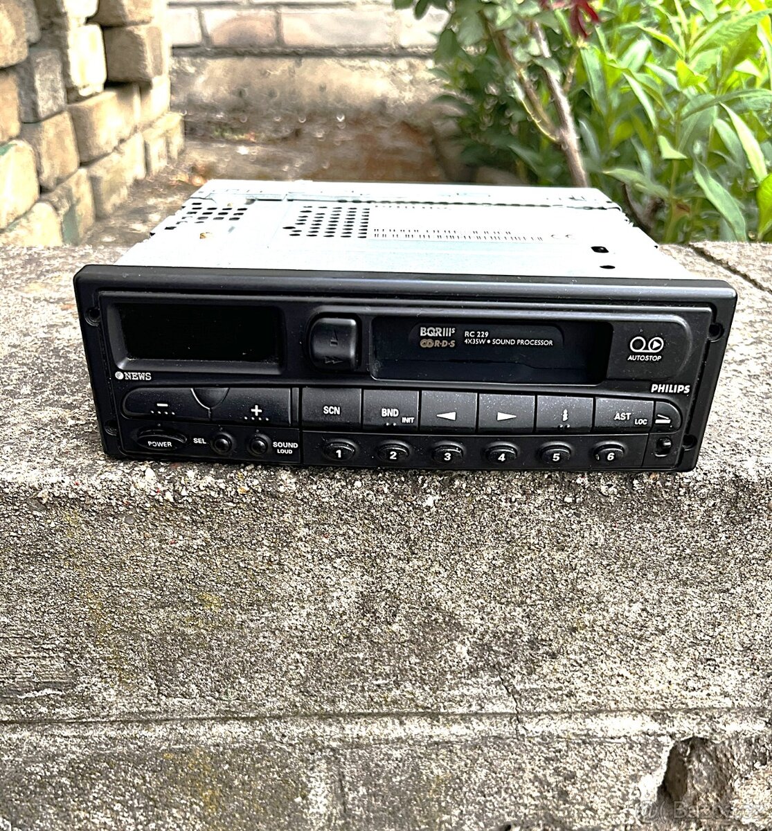Autoradio PHILIPS RC229 - retro, plně funkční - Praha 5 | Bazoš.cz