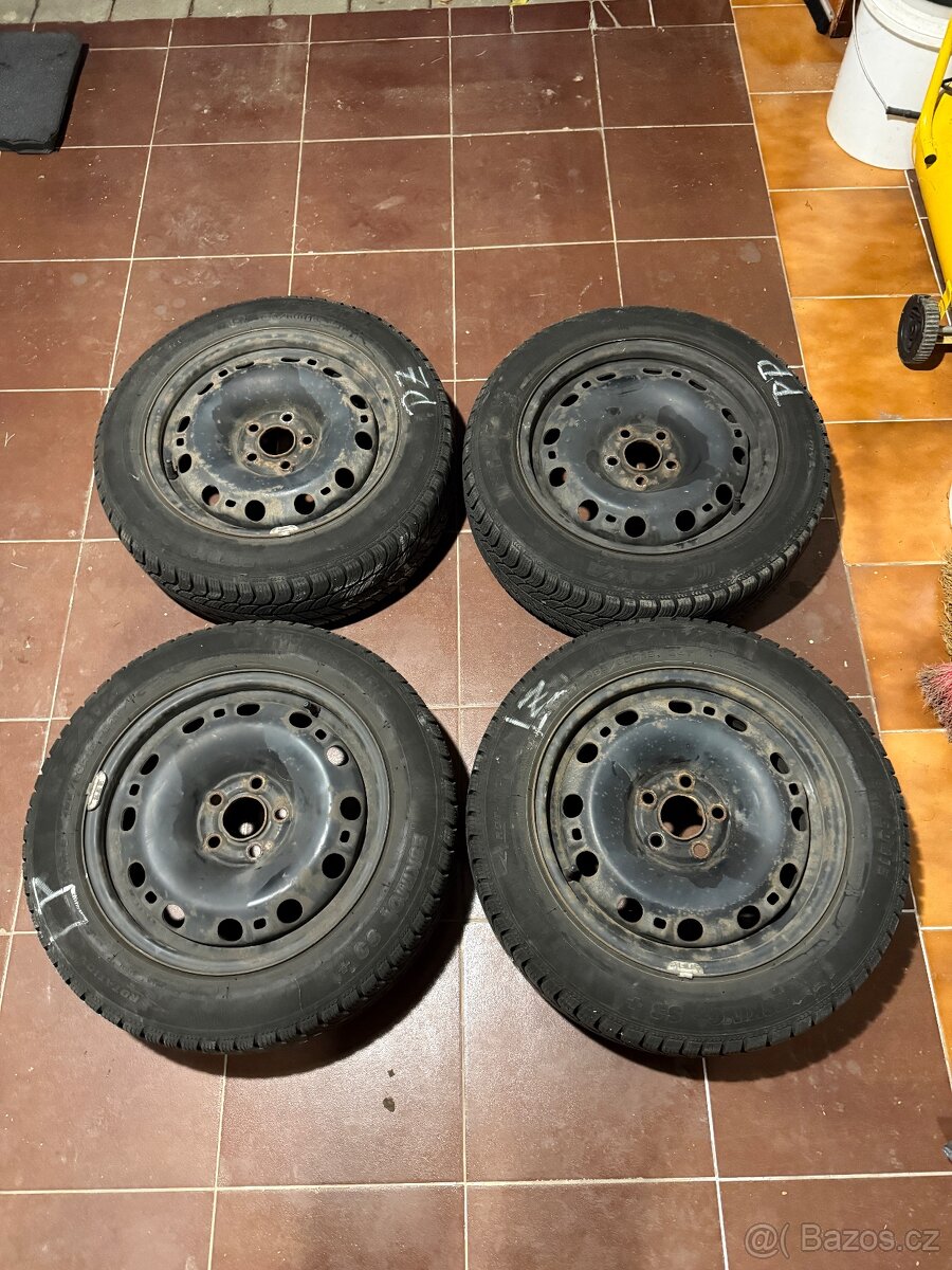 Zimní kola R15 5x100 pneu SAVA 185/60 - Česká Lípa | Bazoš.cz