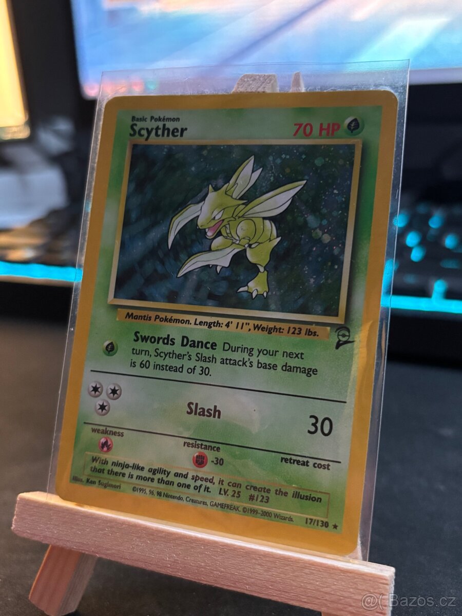 Pokemon karta scyther - Kolín | Bazoš.cz