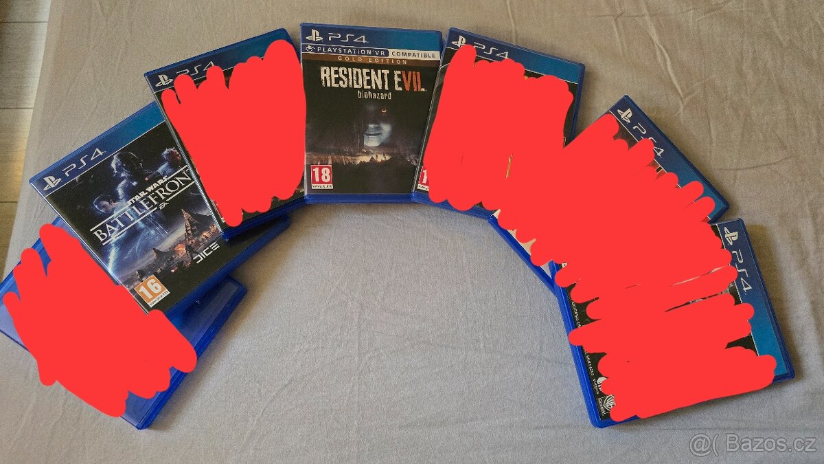 Predám PS4 (Playstation 4) hry_Resident Evil 7_Star Wars - Slovensko ...