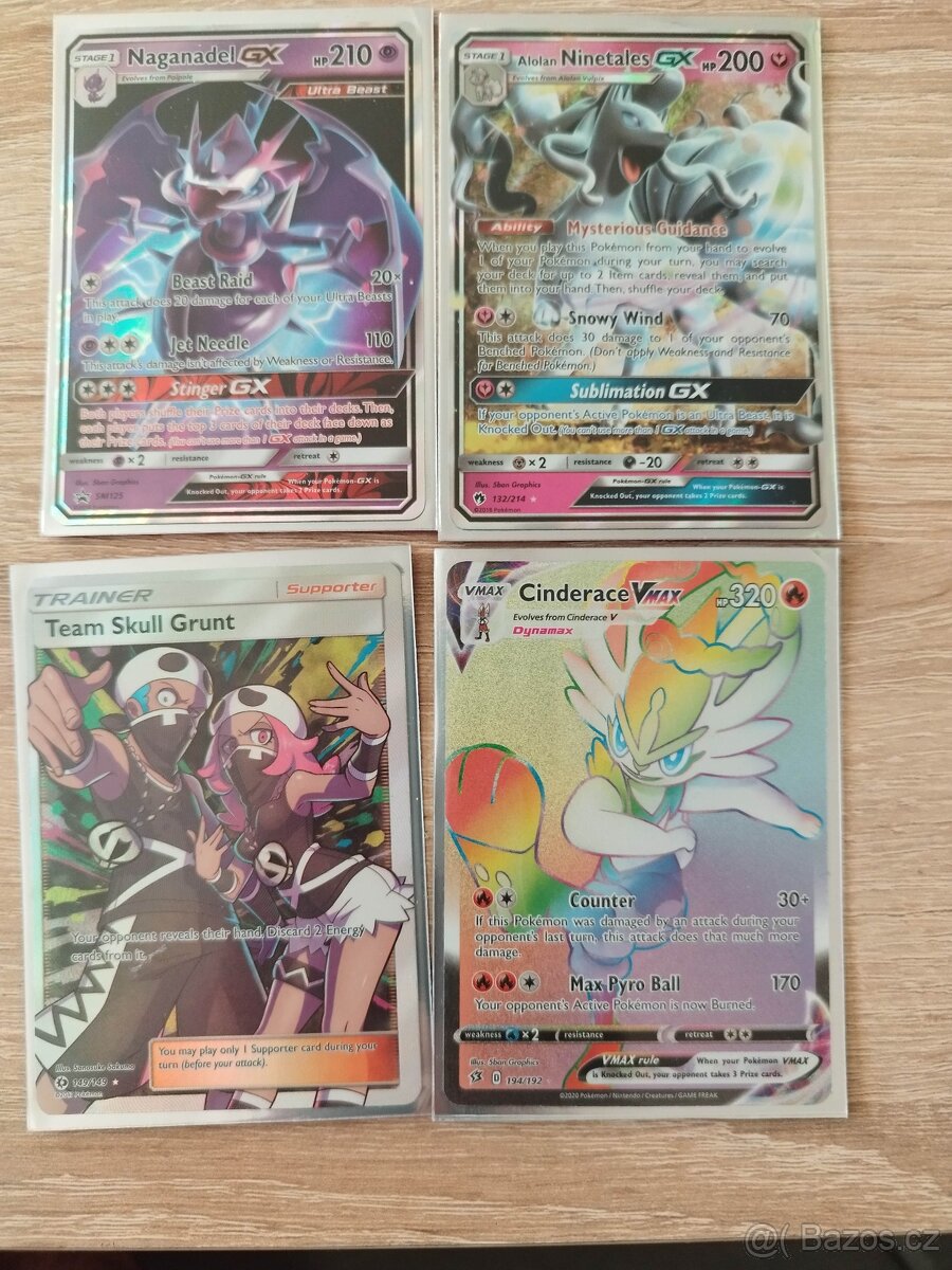 Pokémon kartičky originál - Praha 10 | Bazoš.cz