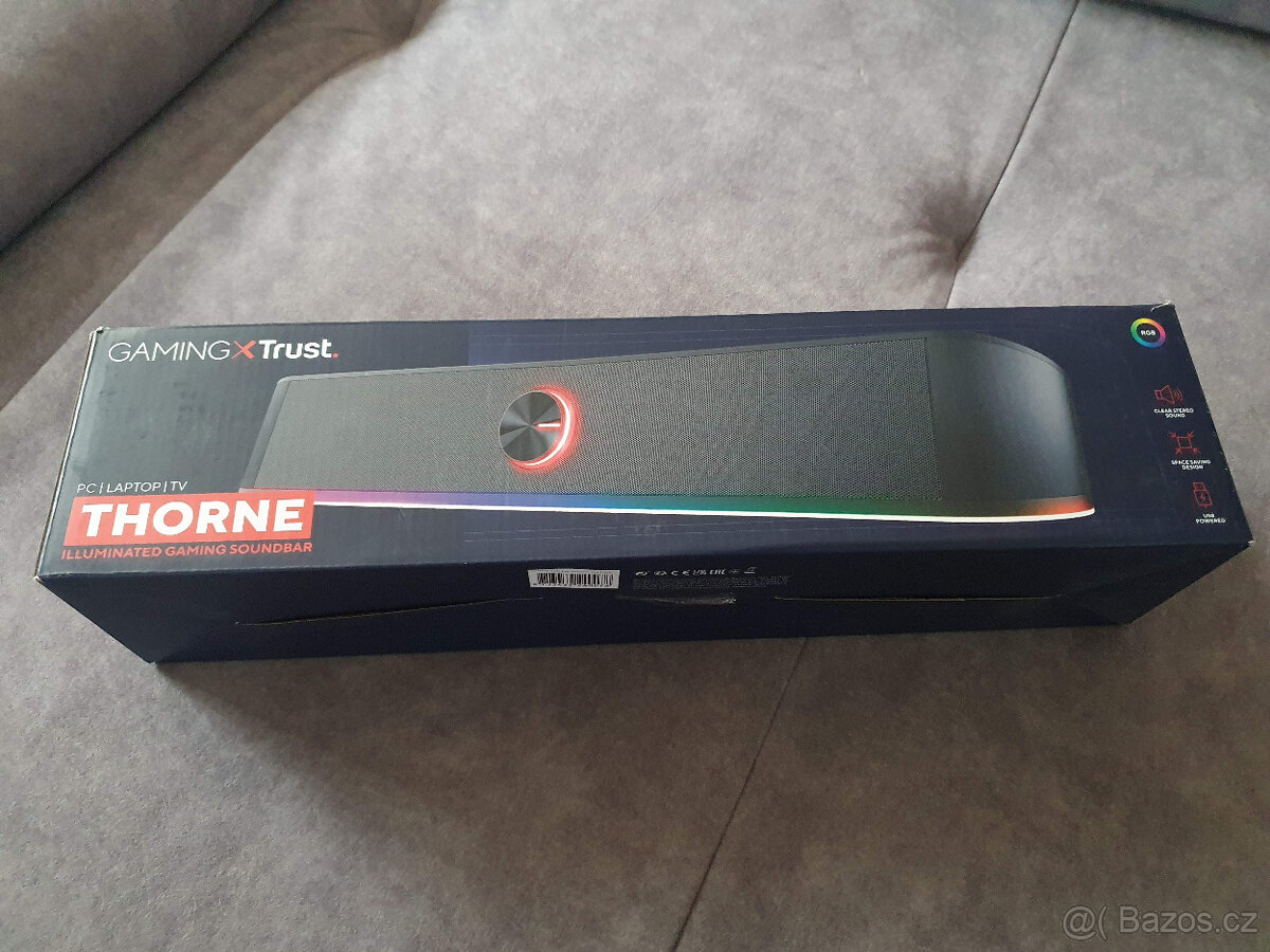 Trust GXT 619 Thorne RGB Illuminated Soundbar - Reproduktor - Praha 4 ...