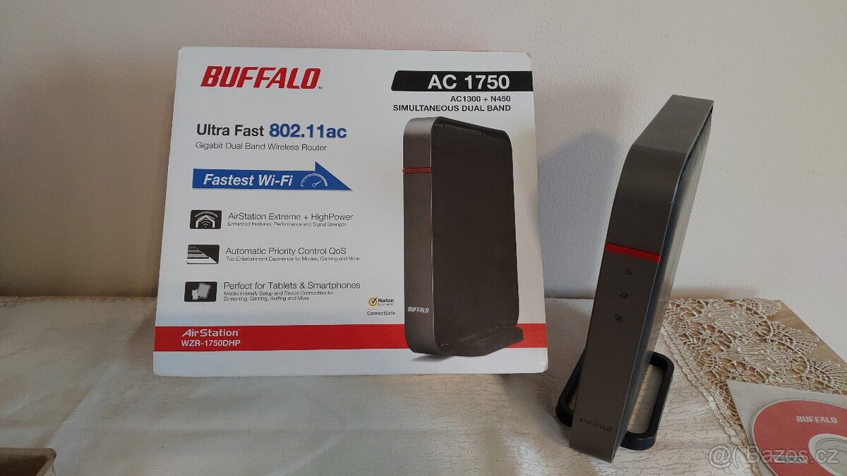 BUFFALO AirStation WZR-1750DHP Wi-Fi router, podpor - Mělník | Bazoš.cz