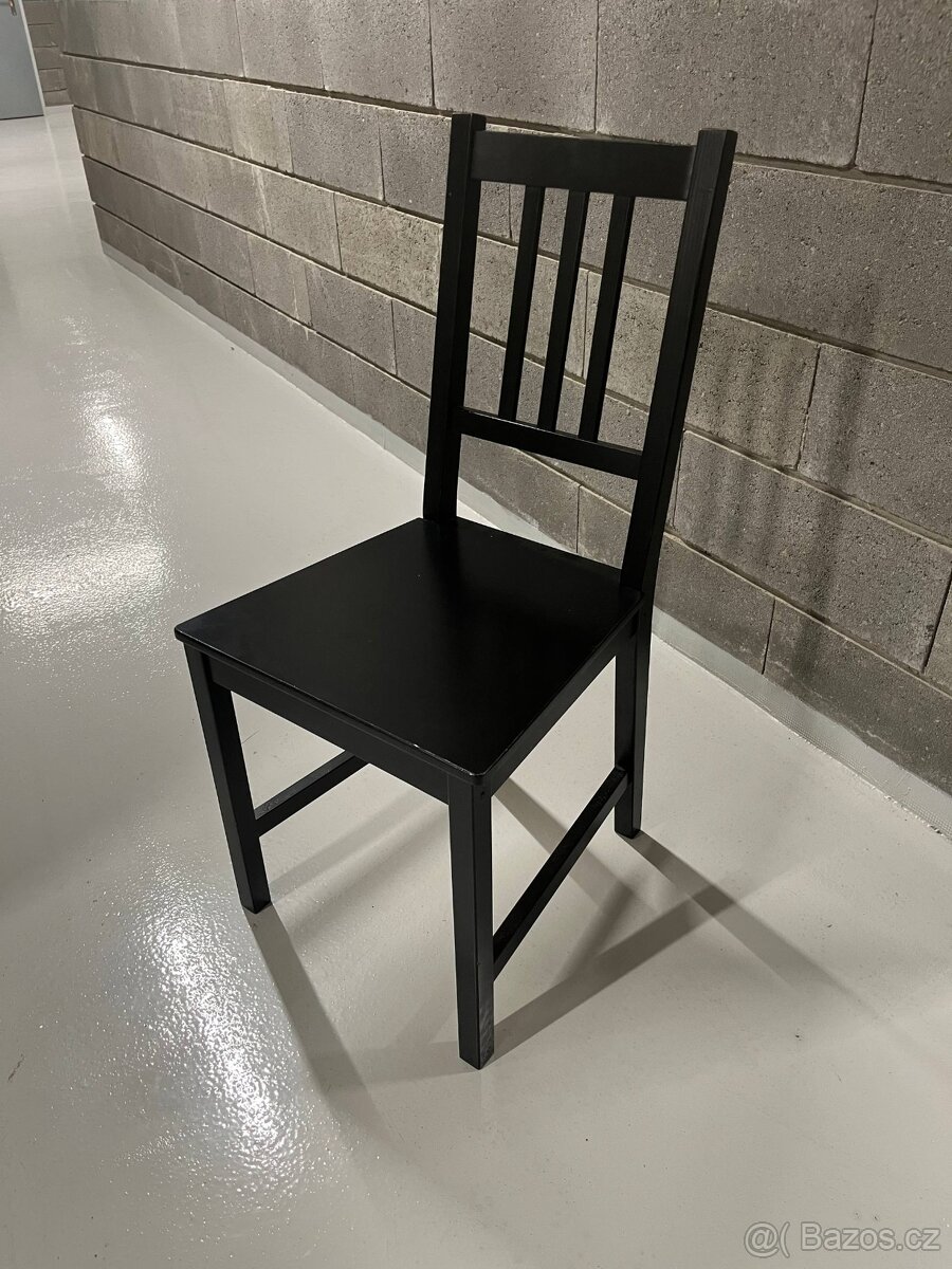 Jídelní židli IKEA STEFAN – černá - Brno | Bazoš.cz
