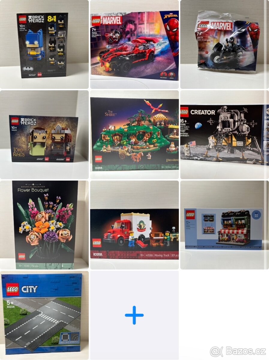 Lego Botanical, City, Creator,Marvel, LoTr, Batman… - Zlín | Bazoš.cz