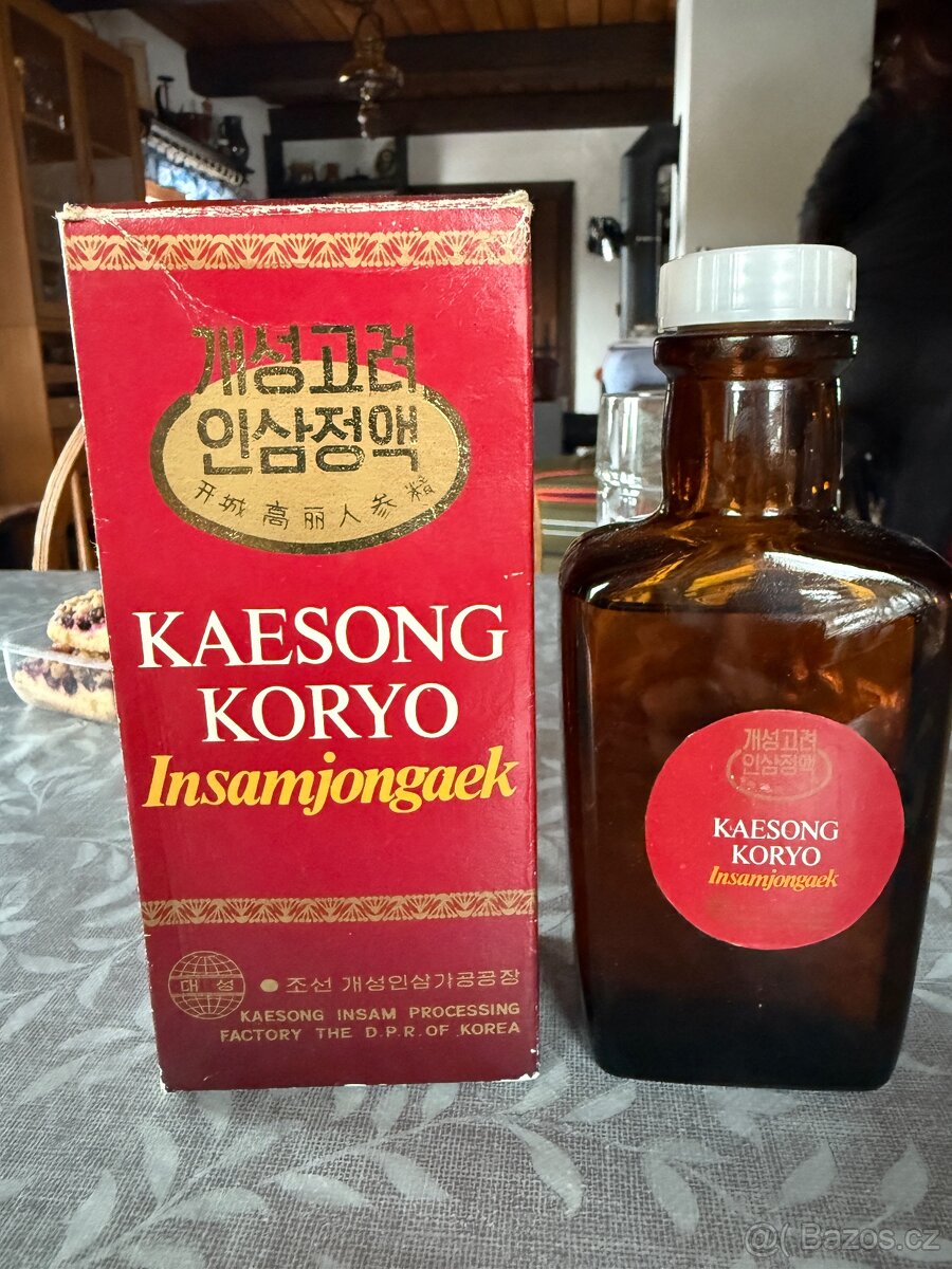 Sběratelská rarita - originální Kaesong Koryo Insamjongaek - Jičín ...