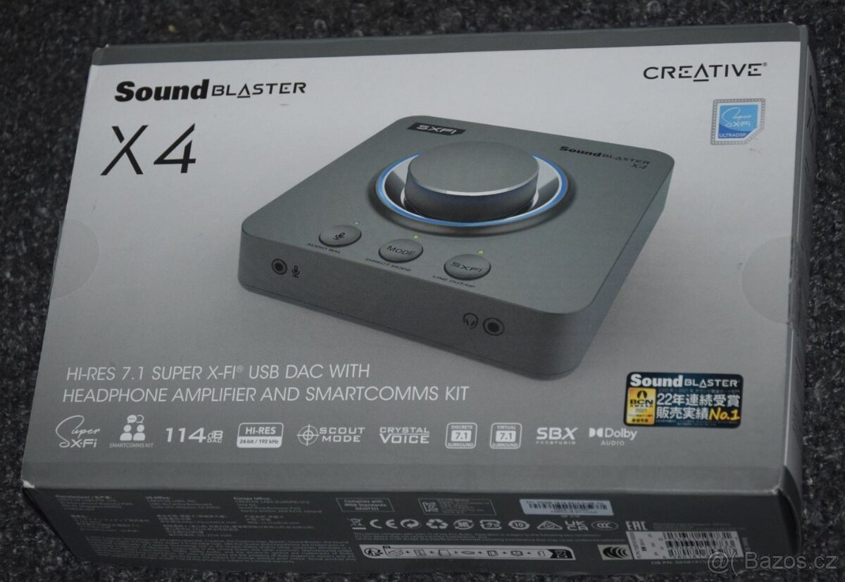 Creative Sound Blaster X4 externí Hi-res 7.1 USB DAC, nová - Ostrava ...