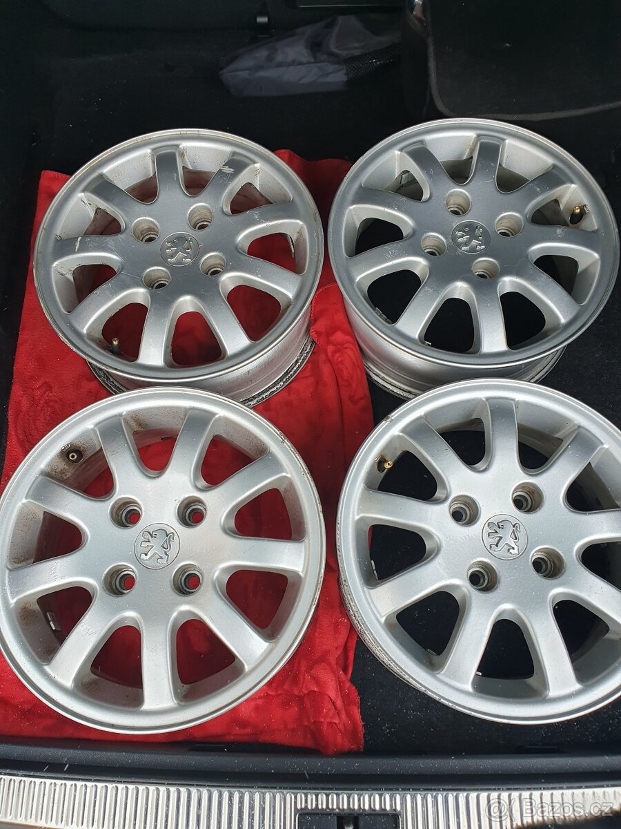 Alu kola Originál Peugeot 4x108 R14 Ouragan - Vsetín | Bazoš.cz