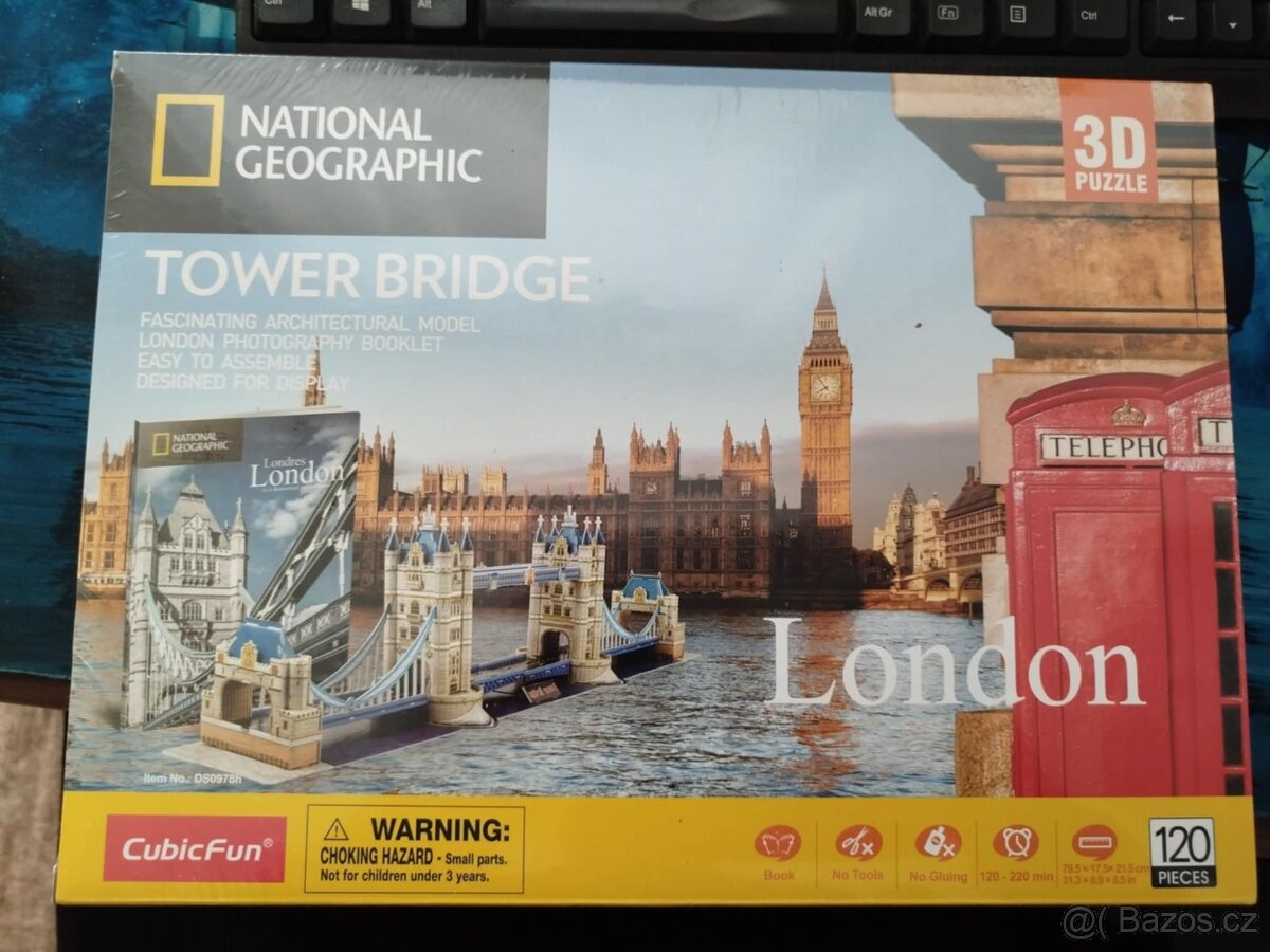 3D Puzzle National Geographic - Tower Bridge - Třebíč | Bazoš.cz
