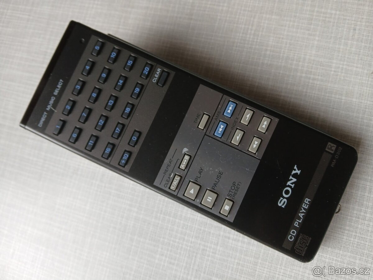 SONY RM-D302 - dálkové ovládání pro SONY CD přehrávač - Klatovy | Bazoš.cz