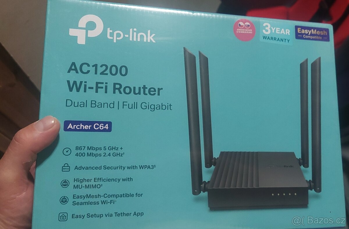 Router TP-link AC 1200 - Mladá Boleslav | Bazoš.cz
