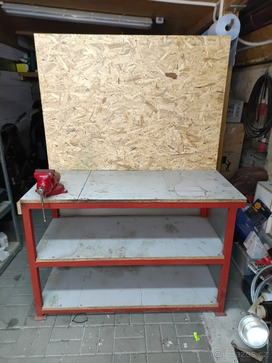 Pracovní stůl ,ponk , dílenský stůl. - Kladno | Bazoš.cz