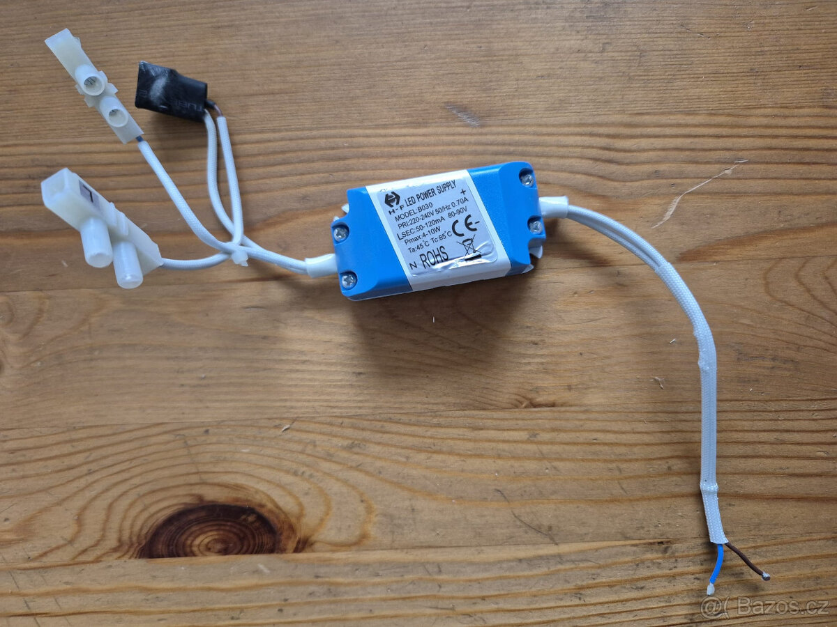LED napájecí zdroj B030 – 50–120mA, 80–90V, 4–10W - Brno | Bazoš.cz