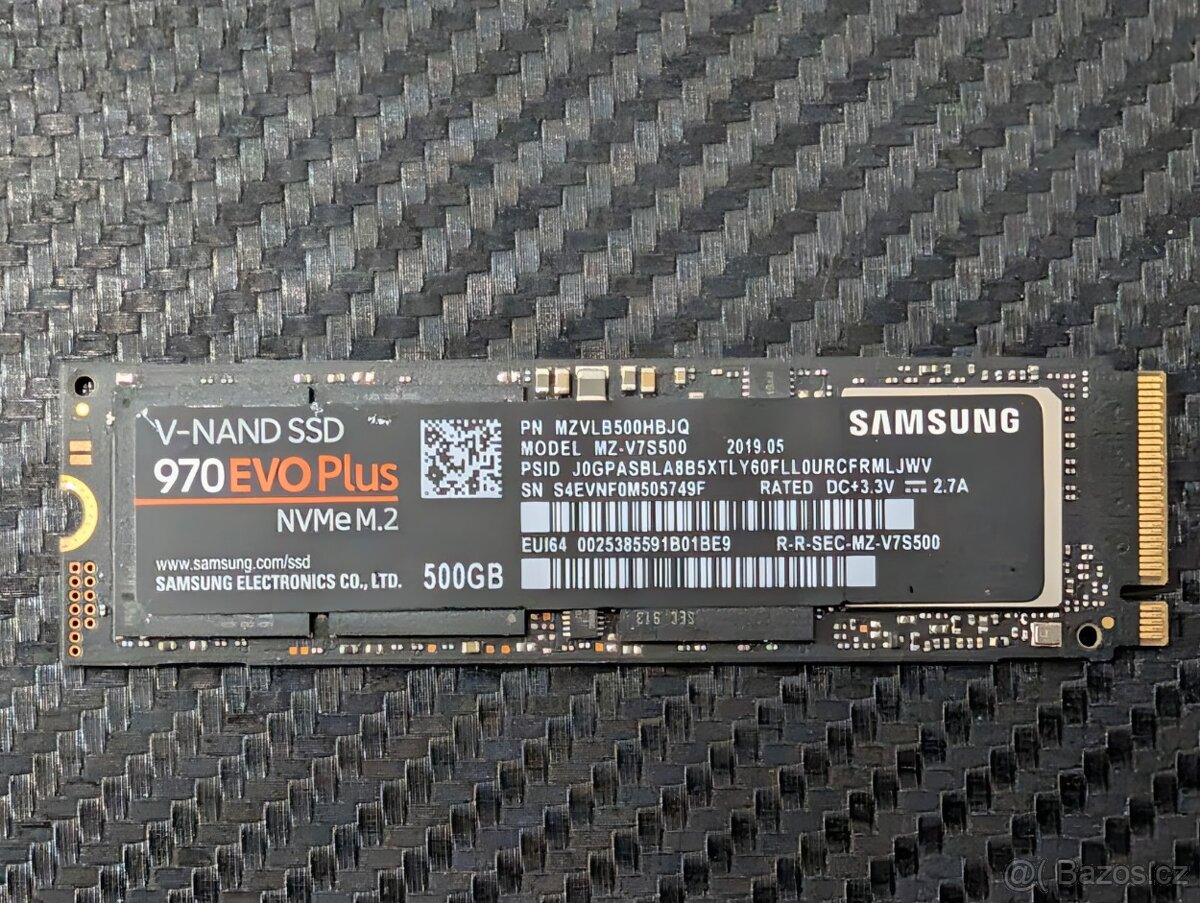 2x SSD Samsung NVMe M.2 500GB/512GB (970 EVO Plus a PM981) - Brno ...