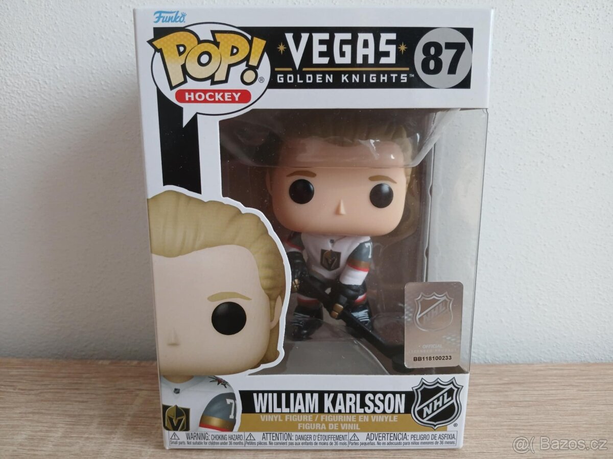 Funko POP 87 NHL: Vegas Golden Knights- William Karlsson - Praha-východ ...