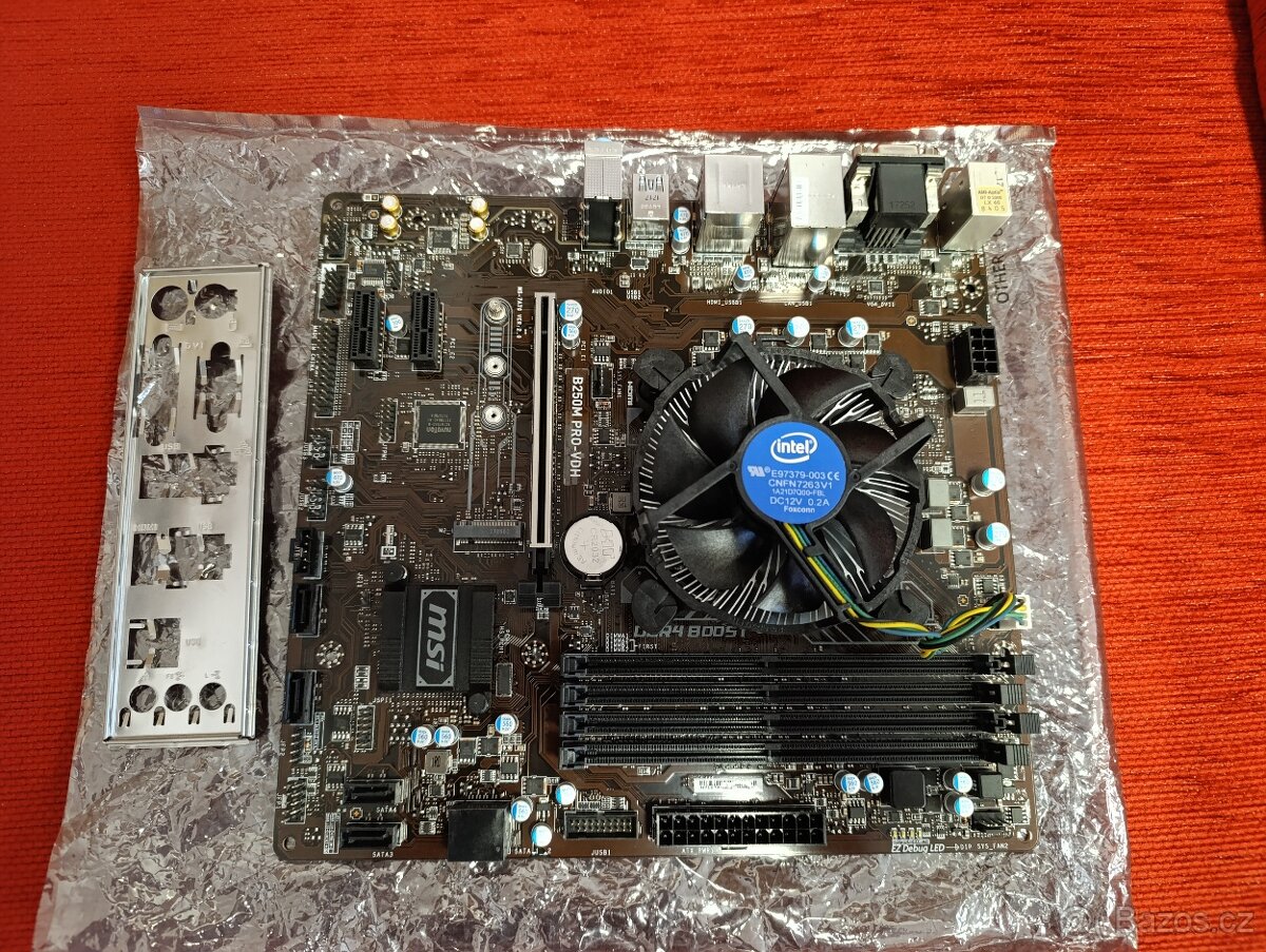 MSI B250M PRO-VDH, LGA 1151 + CPU Intel Core i5-7400 - Kladno | Bazoš.cz