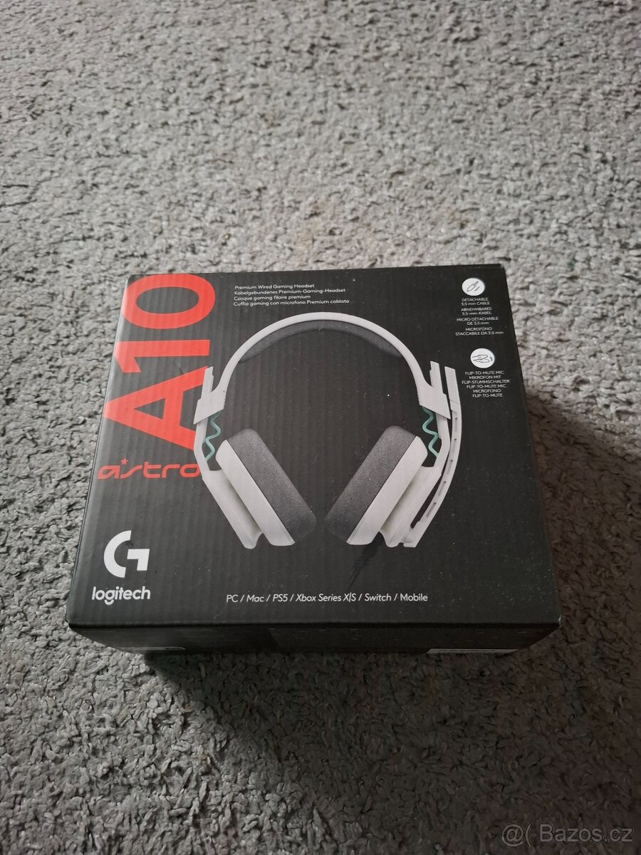 Logitech G Astro A10 White - Nové nerozbalené - Brno venkov | Bazoš.cz