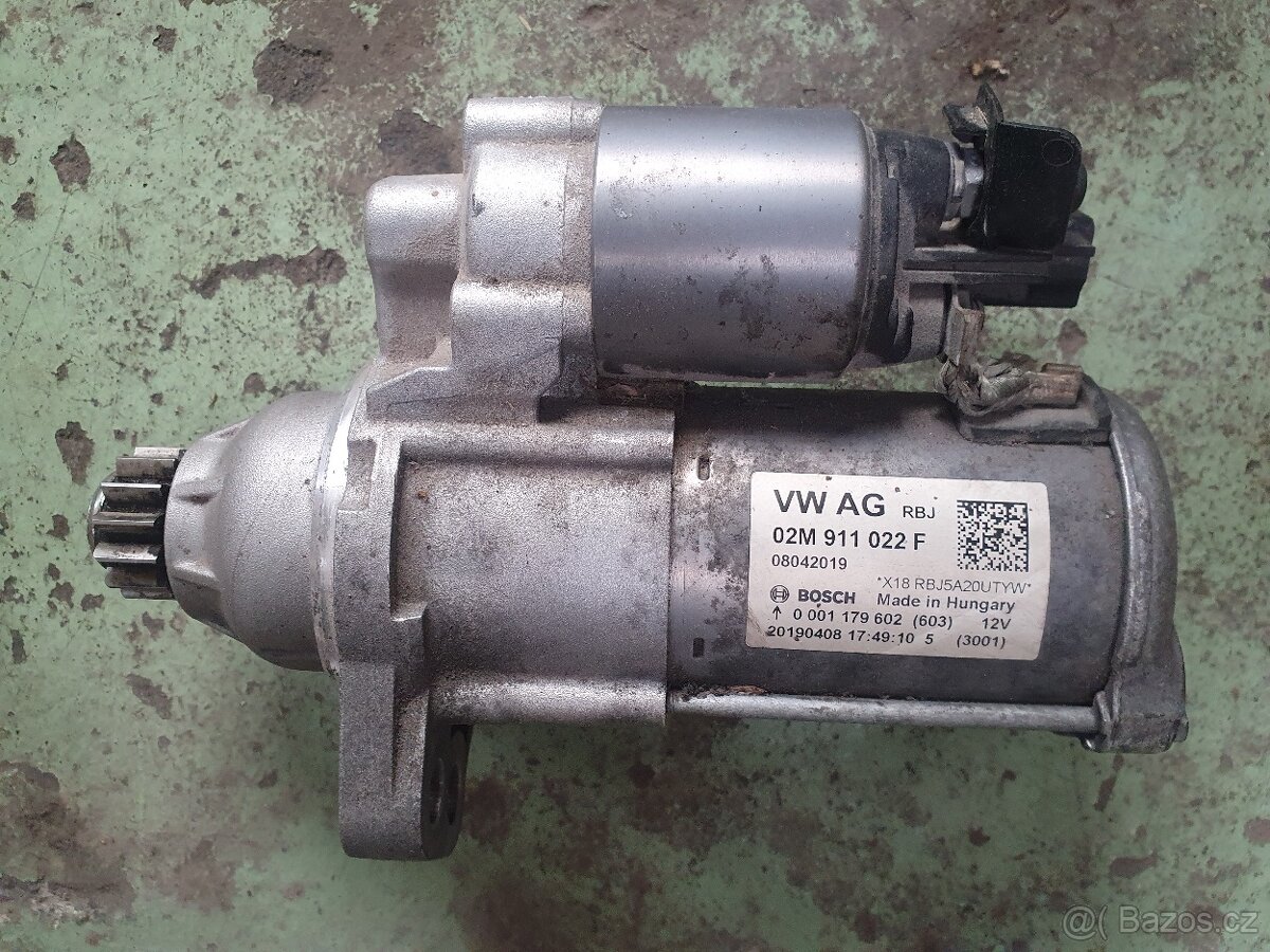 Starter 02M 911 022F z vozu škoda - Hradec Králové | Bazoš.cz