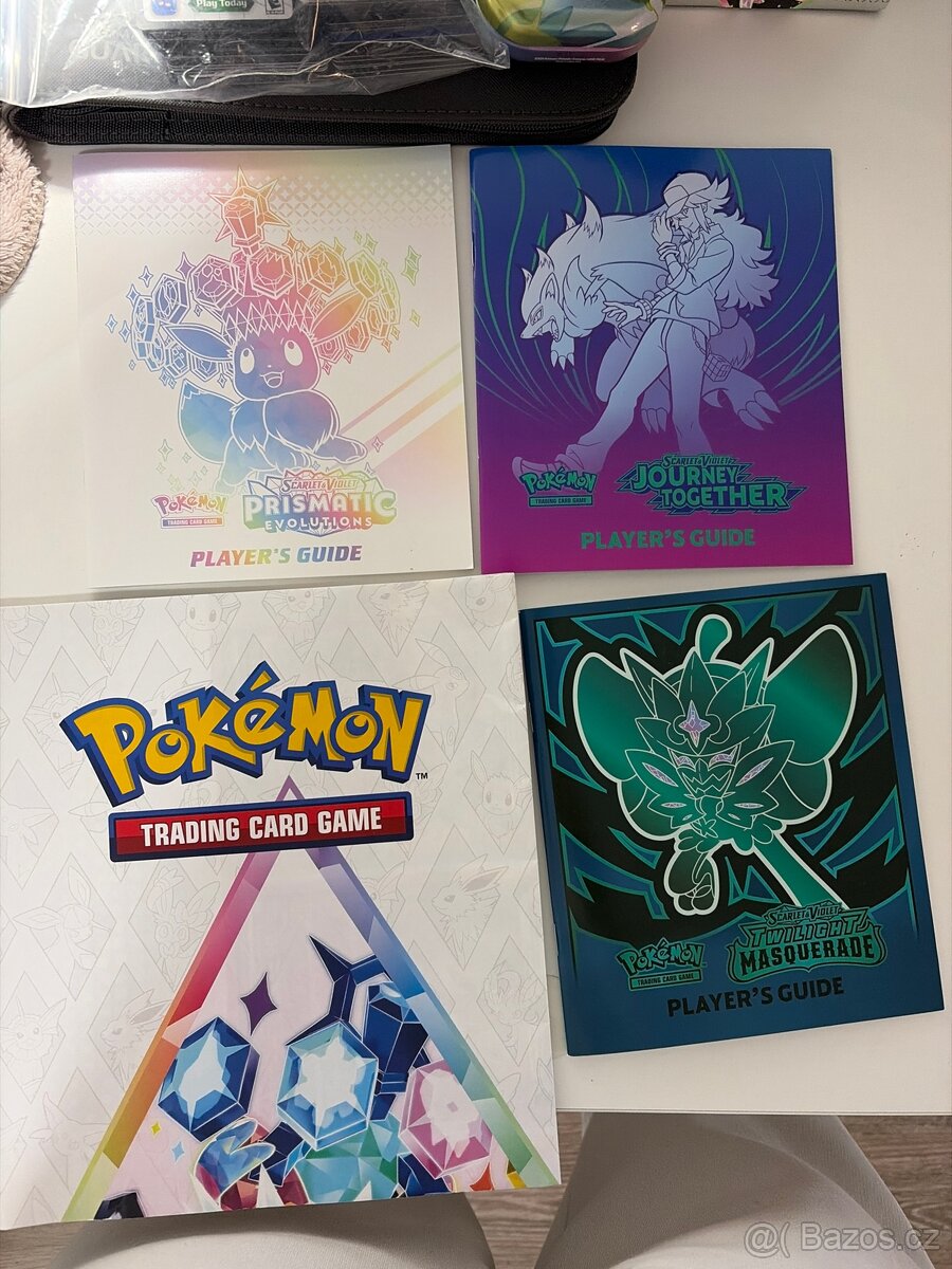 Pokemon TCG - 3x Player’s Guide + 1x plakát - Plzeň | Bazoš.cz