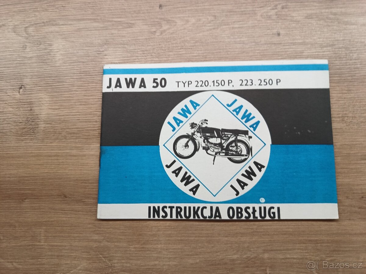 JAWA 50 typ 220.150P, 223.250P instrukcja obslugi - Slovensko | Bazoš.cz