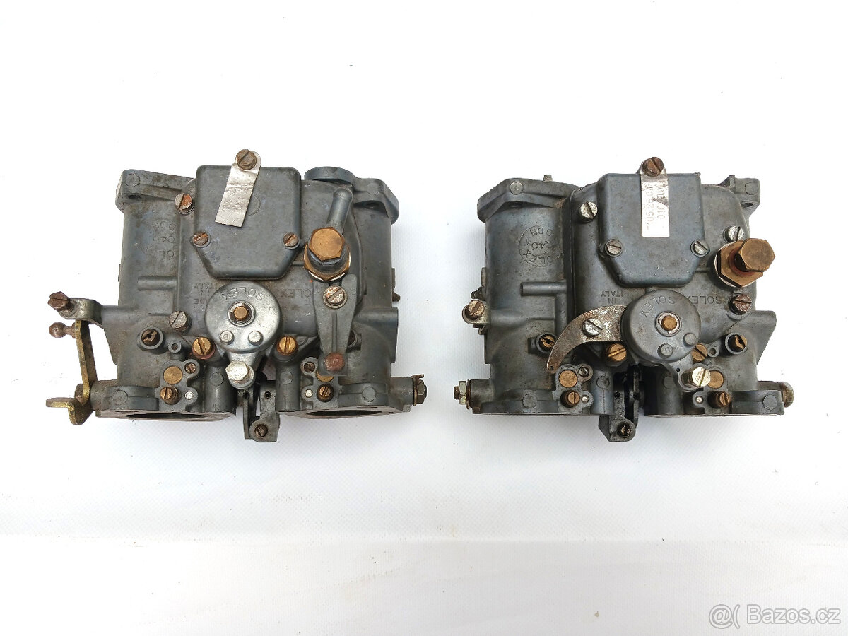 Pár horizontálních karburátorů Solex C40 DDH + jeden navíc - Praha 3 | Bazoš.cz