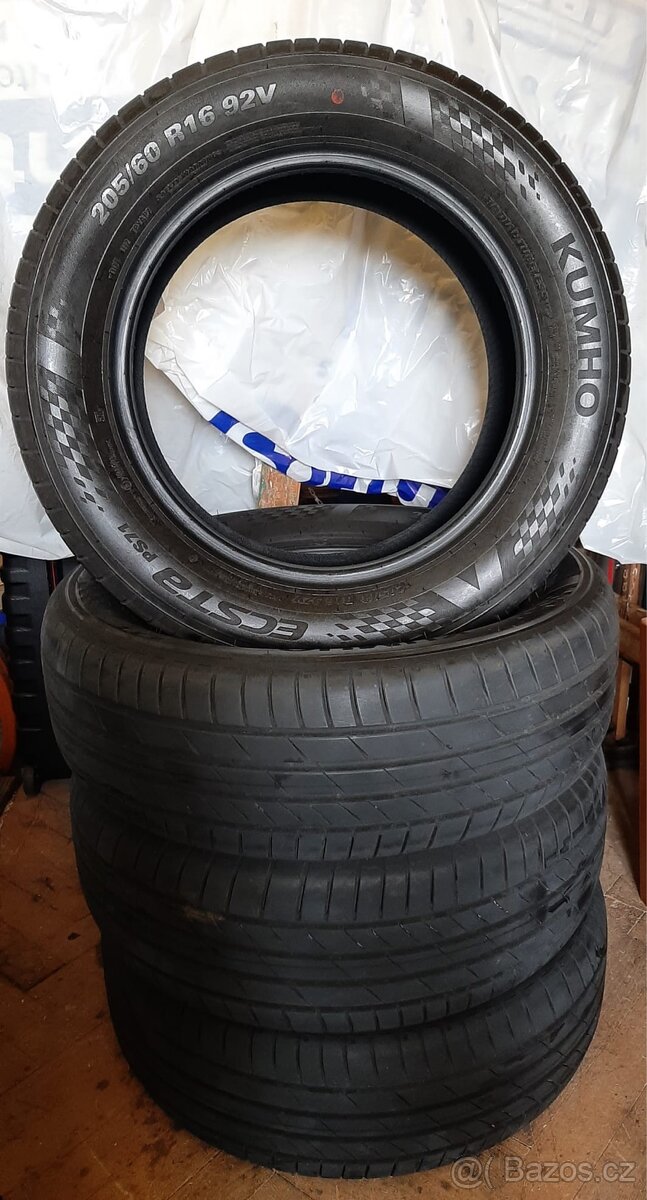 Letní pneumatiky 4ks KUMHO 205/60 R16 92V ECSTA PS71 - Liberec | Bazoš.cz