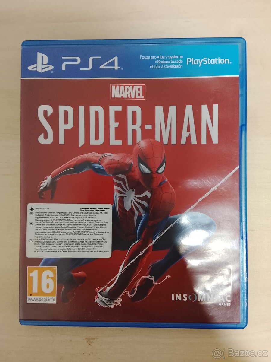 Spider-Man PS4 hra – originální herní disk - Frýdek - Místek | Bazoš.cz