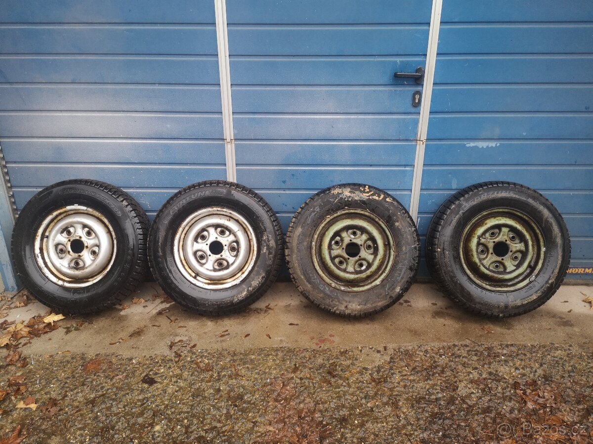 Obutá zimní sada Ford Transit nebo jen zátěžové pneu r14C - Jablonec ...