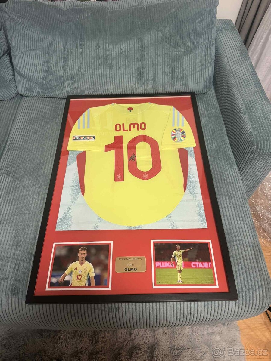 podepsaný dres Dani Olmo - Praha - západ | Bazoš.cz