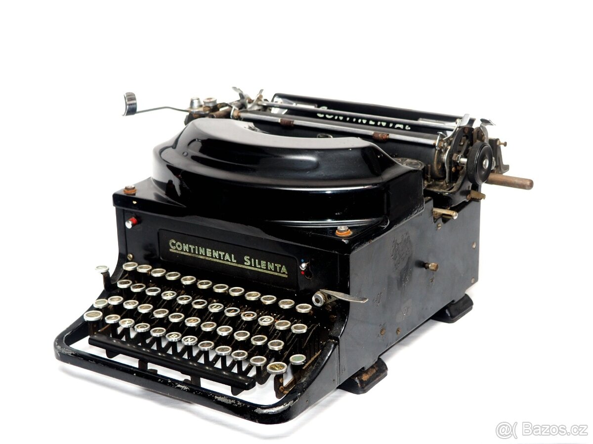 Starožitný psací stroj Continental Siletna - Liberec | Bazoš.cz