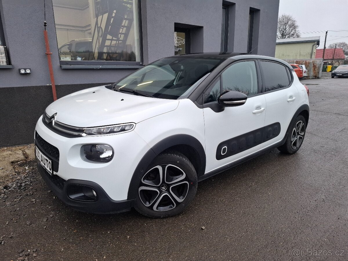 CITROEN C3 1.2BENZIN, r.17, 94000km, PLNÝ SERVIS, TOP VÝBAVA - Žďár nad ...