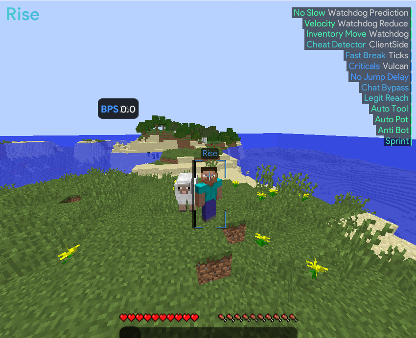 Minecraft cheat - Rise v6 - Kolín | Bazoš.cz