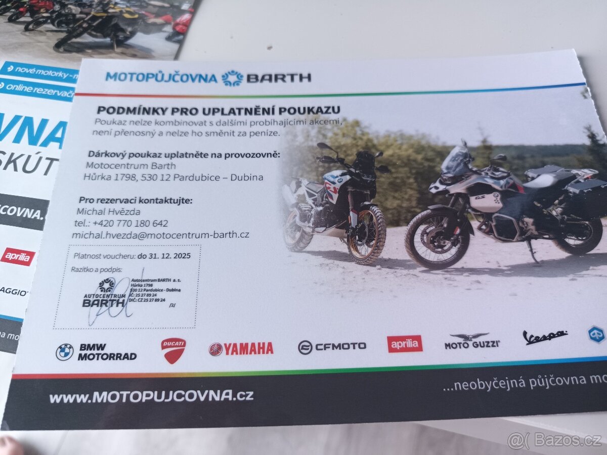 Dárkový poukaz - Brno venkov | Bazoš.cz