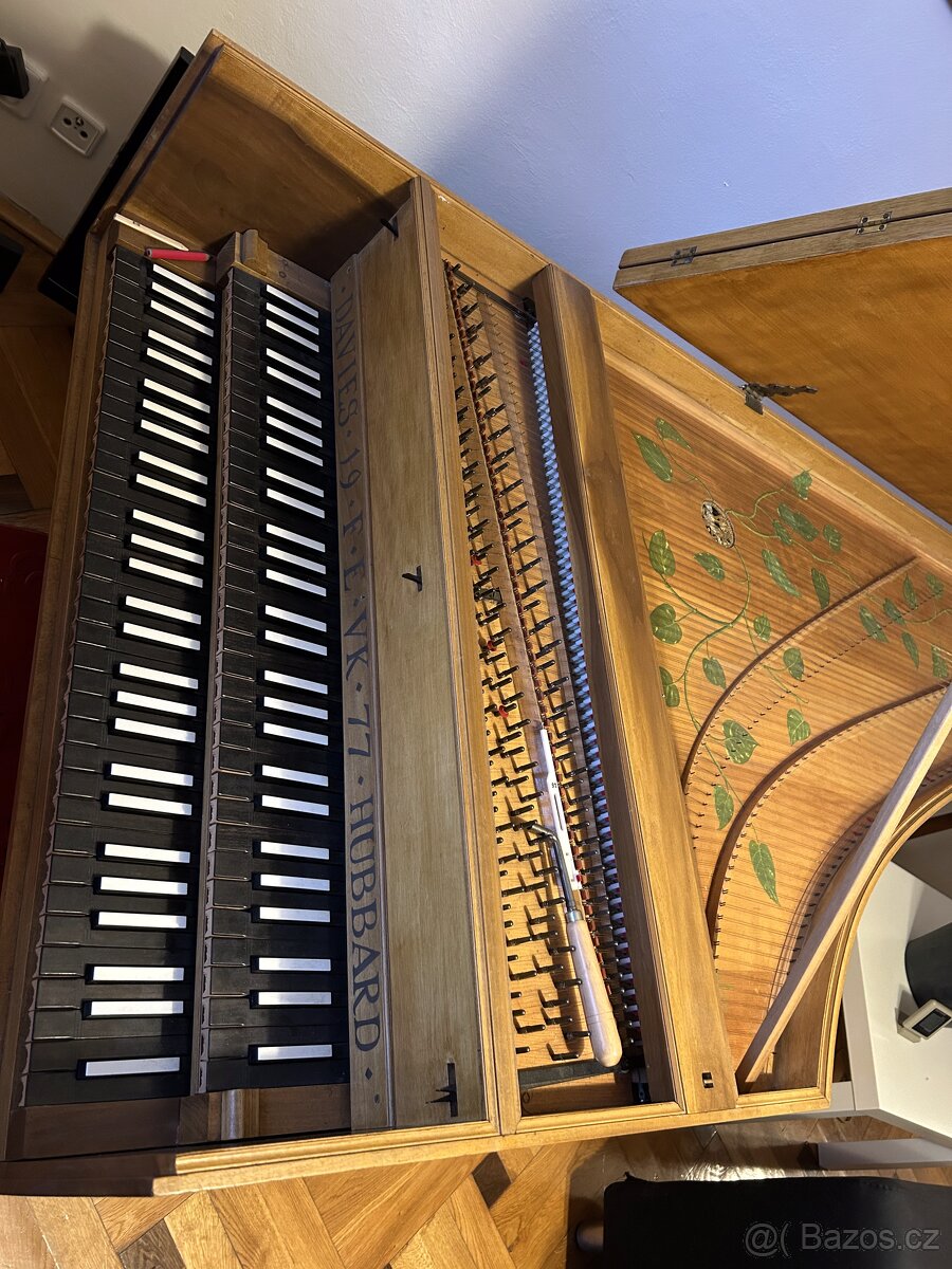 Dvoumanuálové francouské cembalo Hubbard / Robert Davies - Praha 8 ...