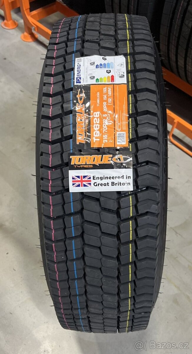 315x70 r22,5 prémiová Britska nákladní pneu - Praha - západ | Bazoš.cz