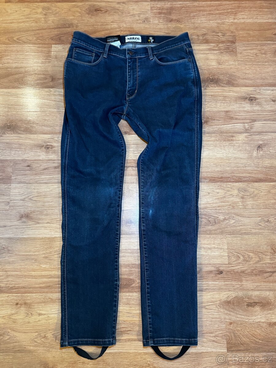 Moto džíny Helstons Straight Way Blue Raw (Armalith, W38/L36 - Praha ...
