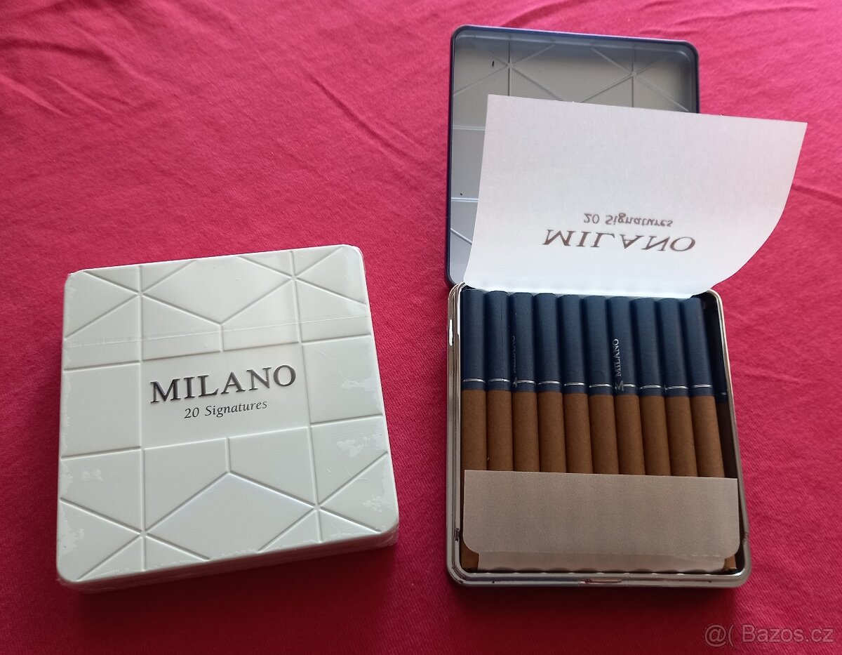 Prodám MILANO - 20 cigaretek v balení (borůvka a vanilka) - Praha 9 ...