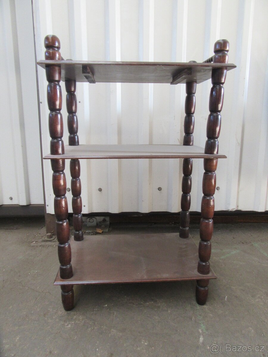 Nabízím starožitný secesní etažer-regál. Původní stav. Nejd - Hradec ...