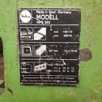 Příslušenství k děrovacím razítkům Mubea HPS 350 - Praha 4 | Bazoš.cz