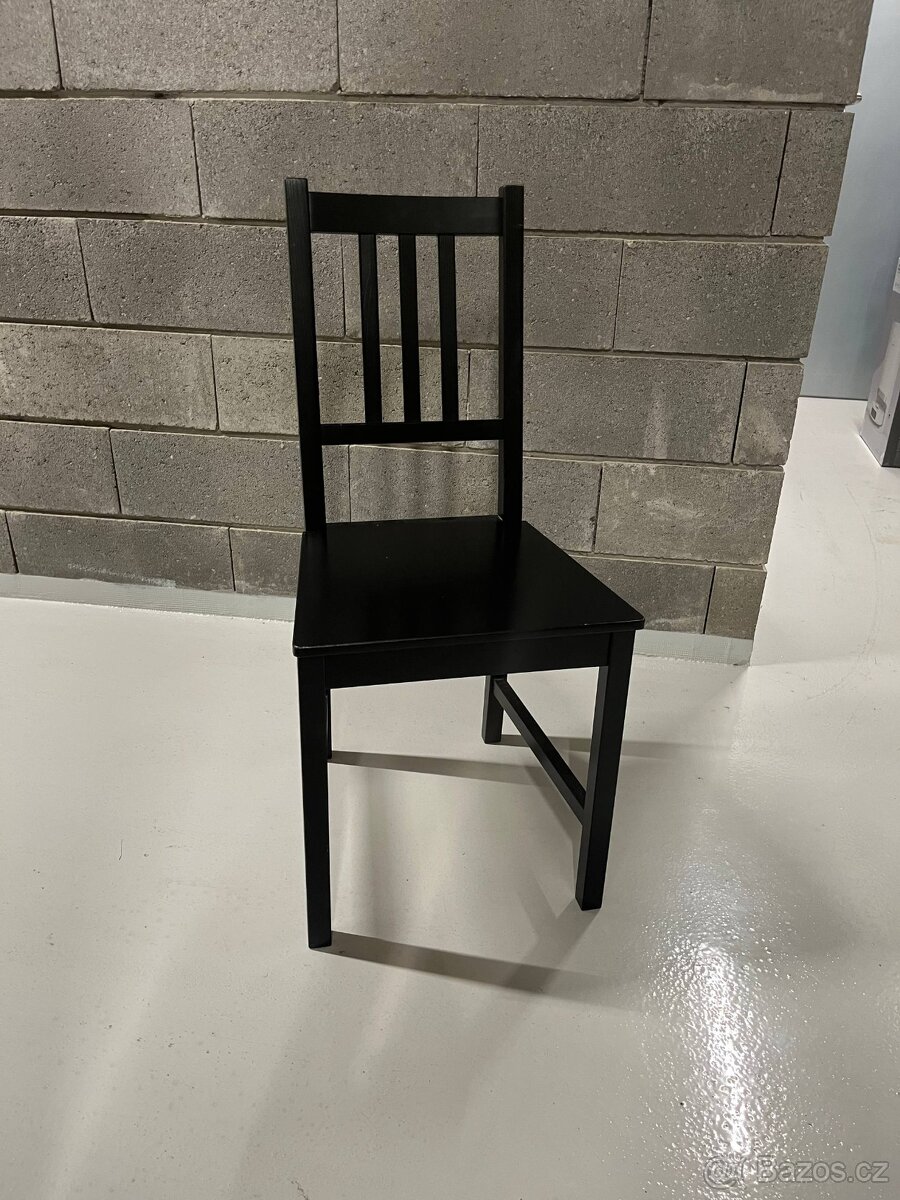 Jídelní židli IKEA STEFAN – černá - Brno | Bazoš.cz