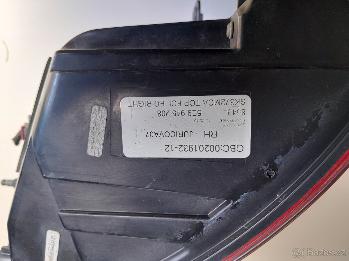 Škoda Octavia III facelift pravé zadní LED světlo - Beroun | Bazoš.cz