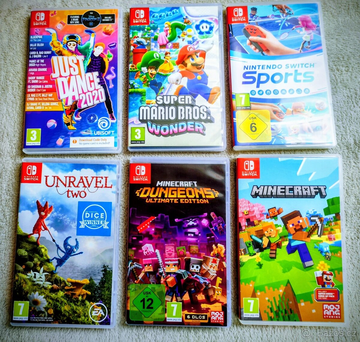 🎮 Nintendo Switch OLED + 6 her – TOP set - Benešov | Bazoš.cz