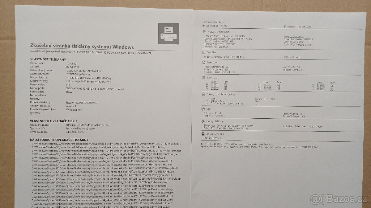 HP Laserjet M140WE | WiFi | najeto 500stran | original toner - Tábor ...