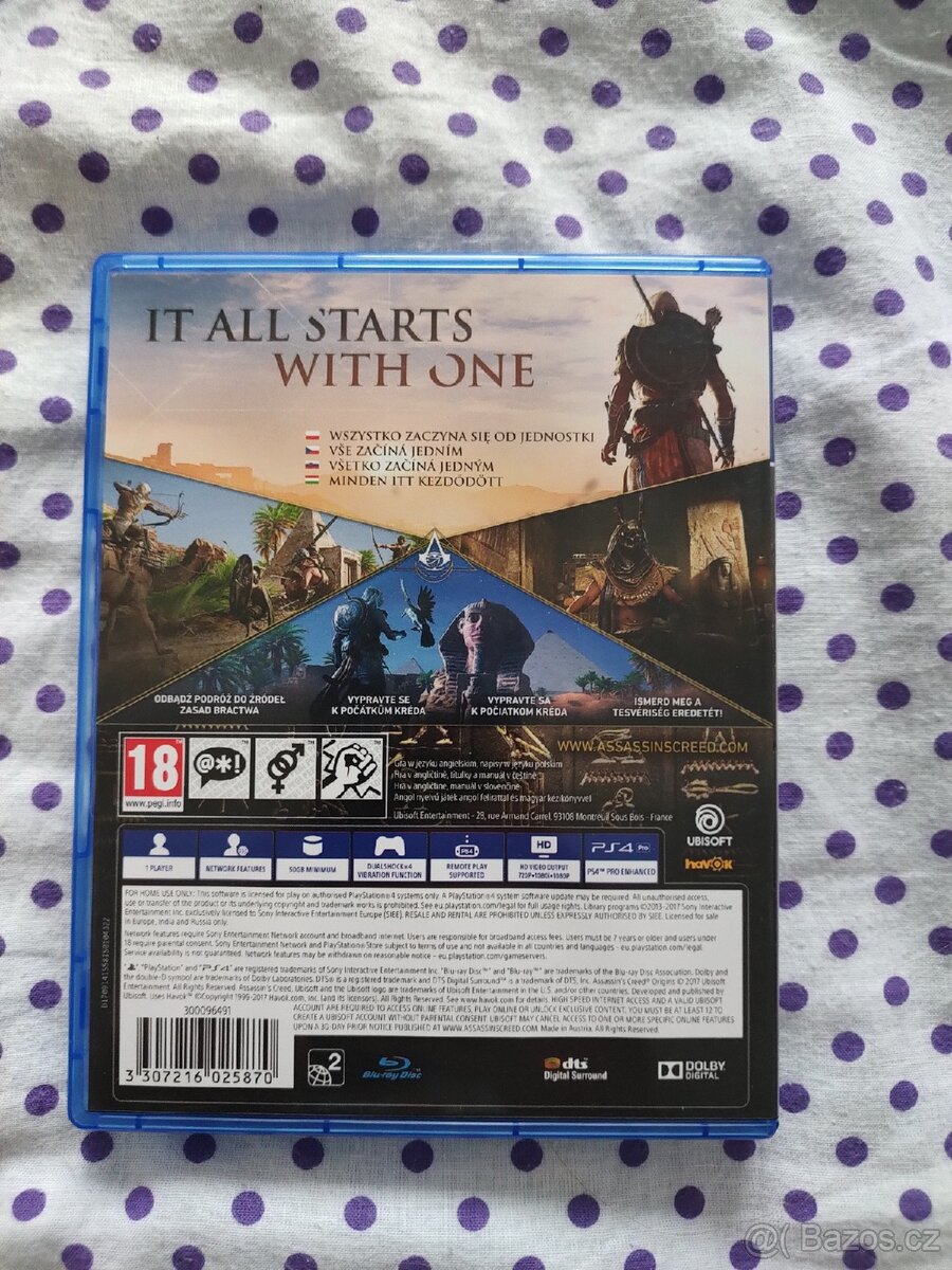 Assassins Creed Origins PS4 - Kutná Hora | Bazoš.cz
