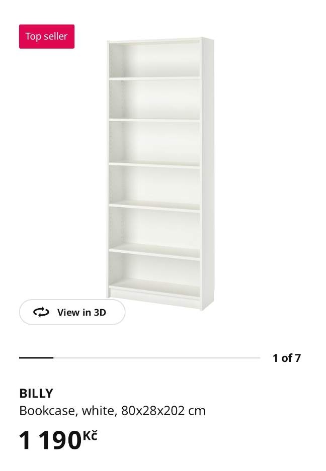 IKEA BILLY knihovna - Praha 6 | Bazoš.cz