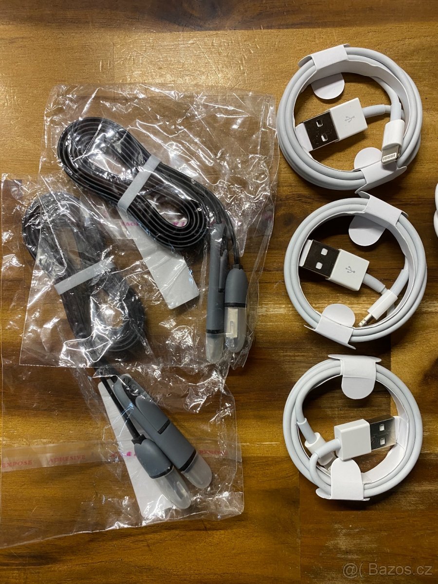 Datové a dobíjecí kabely. USB ,USB C,MINI USB,LIGHTNING - Jičín | Bazoš.cz