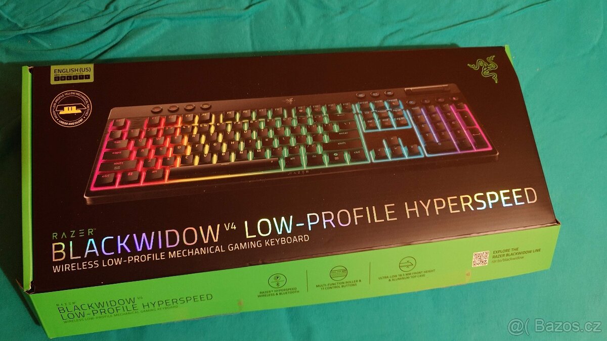 Razer BlackWidow V4 Low-profile HyperSpeed (Yellow Switch) - - Kolín ...