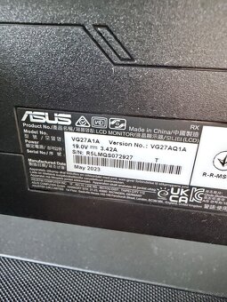 Asus tuf 27” LCD 2k 170hz monitor - Praha 6 | Bazoš.cz